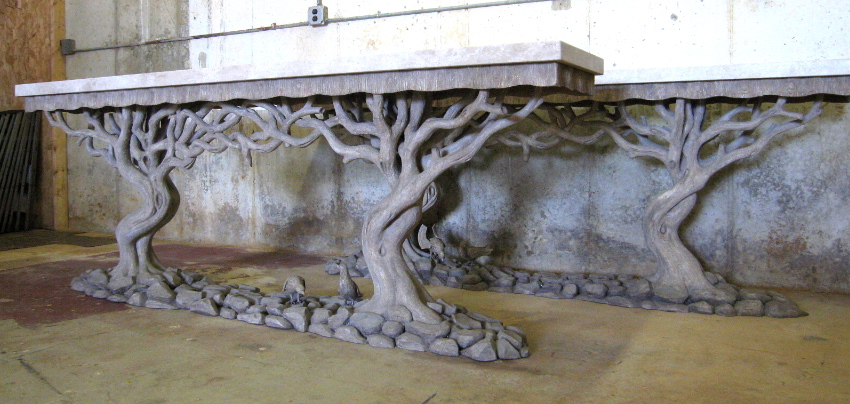GROTTO STYLE CONSOLE TABLE