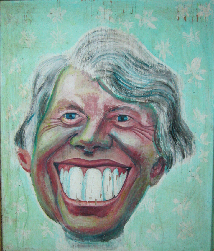 Jimmy Carter Folk Art Painting