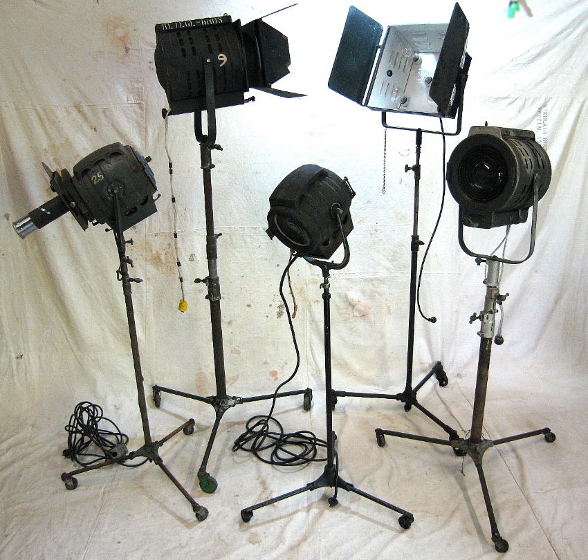 Vintage Movie Studio Lights