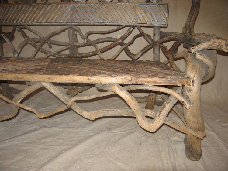 AMERICAN TWIG GARDEN BENCH